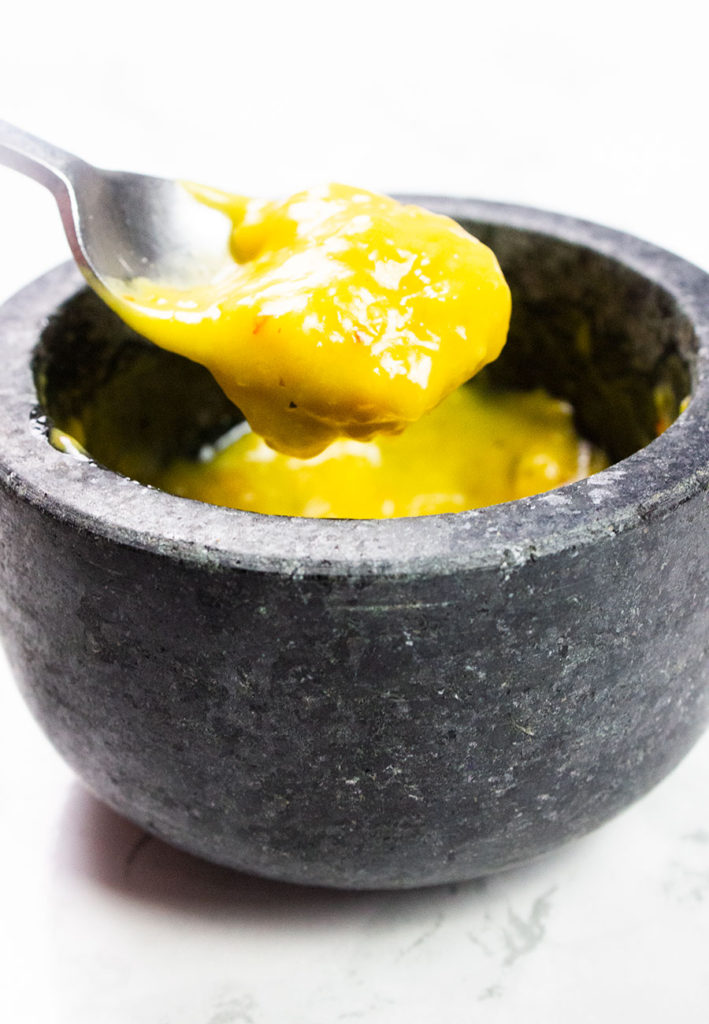 Red Lentil Salad with Kale & Mango Mayo | The Anti-Cancer Kitchen