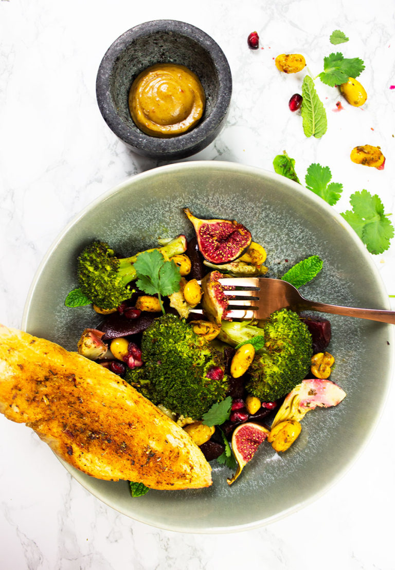 Middle Eastern Salad with Beetroot & Broccoli | The Anti-Cancer Kitchen