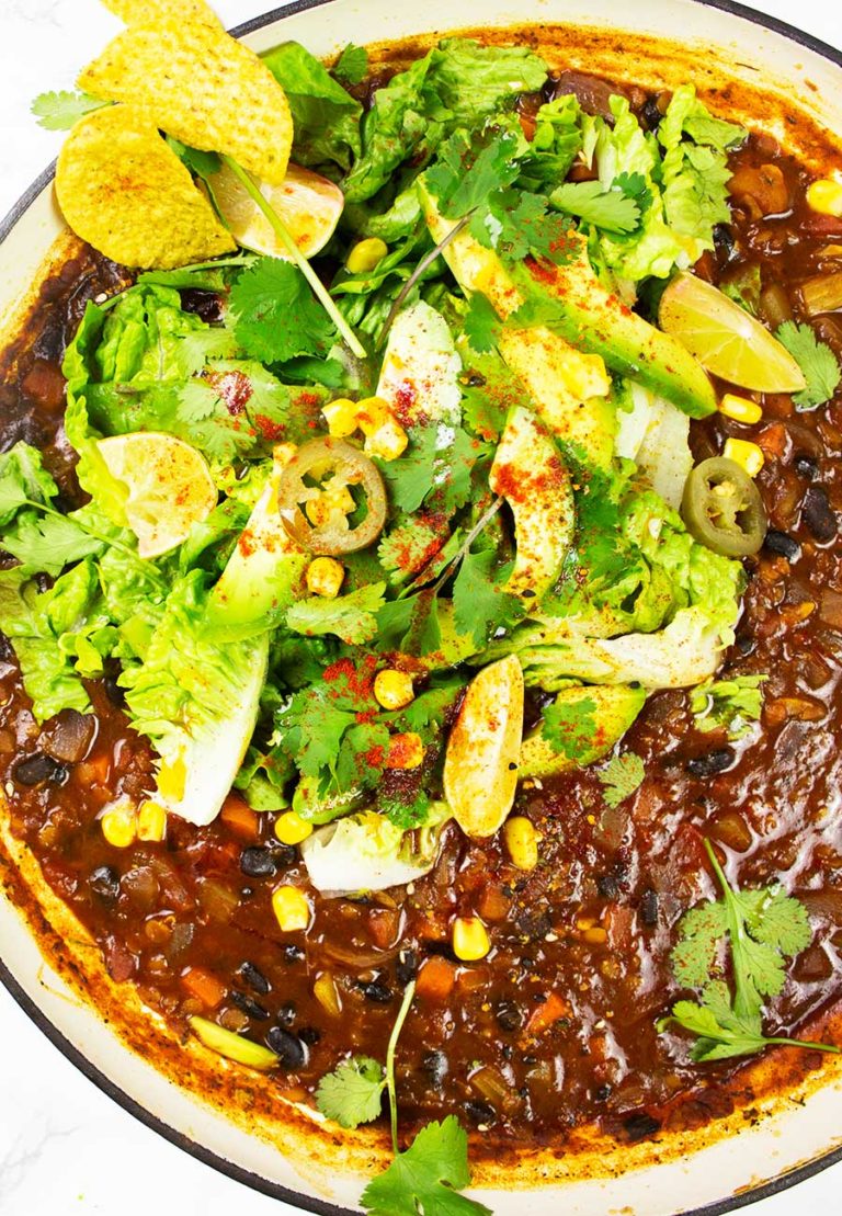 Healthy chili recipe with red lentils | The Anti-Cancer Kitchen