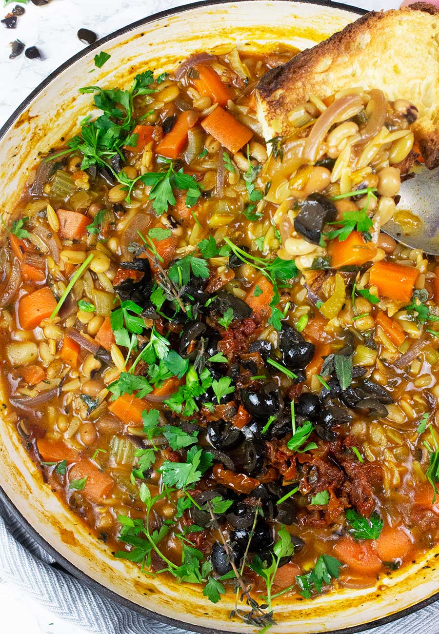 Tuscan Bean Stew Hearty Easy The Anti Cancer Kitchen