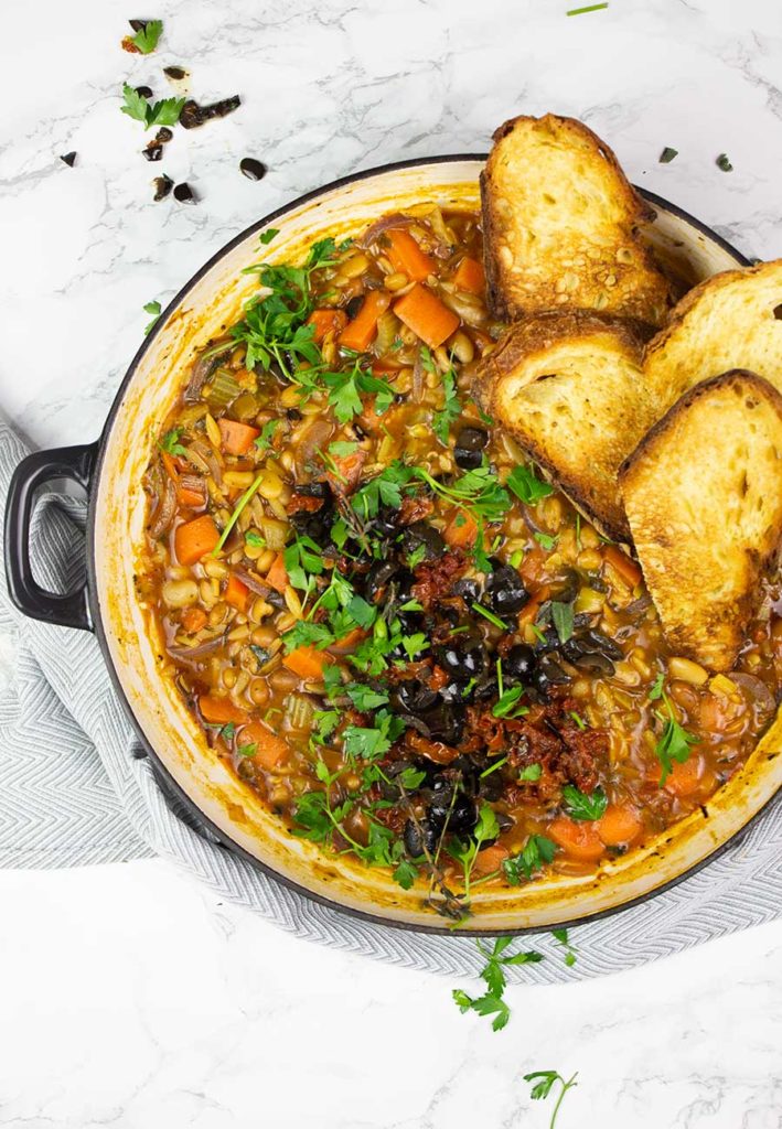 Tuscan Bean Stew (Hearty + Easy) | The Anti-Cancer Kitchen